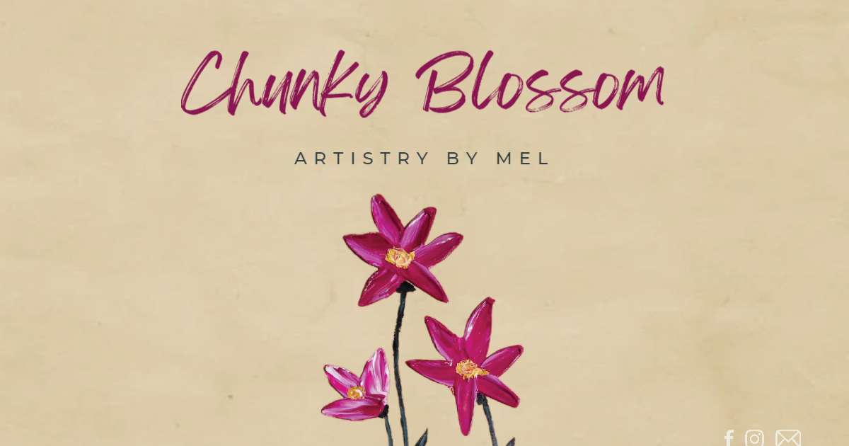 Chunky Blossom Artistry by Mel website